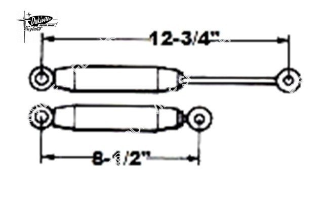 Buy SHORT Covered Hot Rod Shocks online. Duksville - for your vintage ...